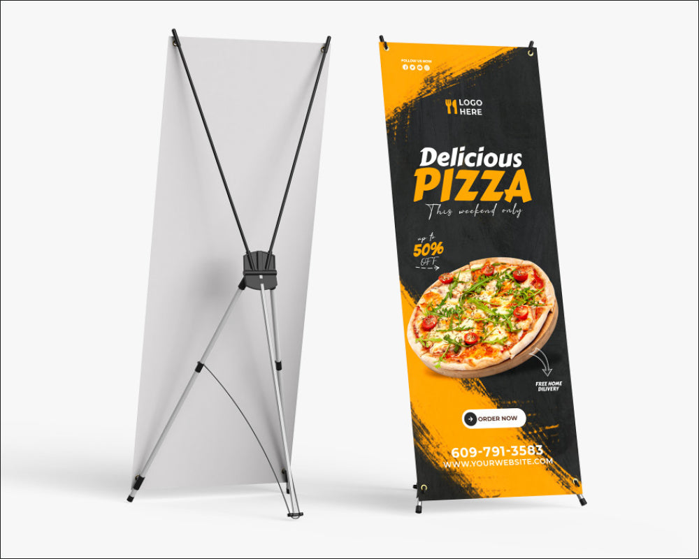 X Banner Stand | X-Stand – SkyDriven Media
